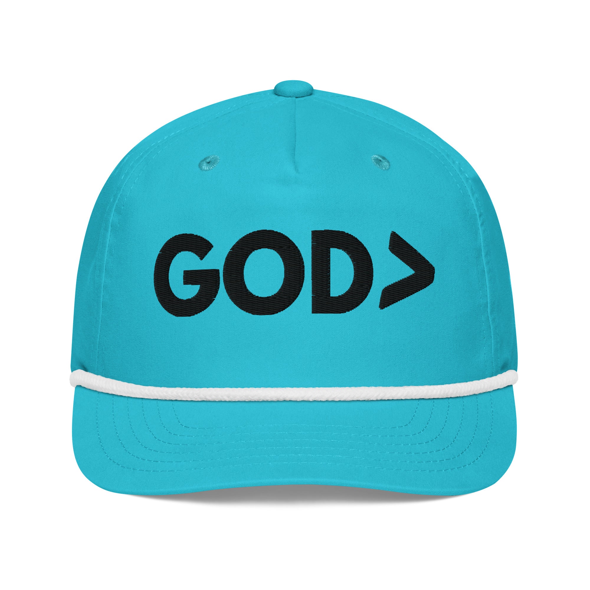 God > rope cap